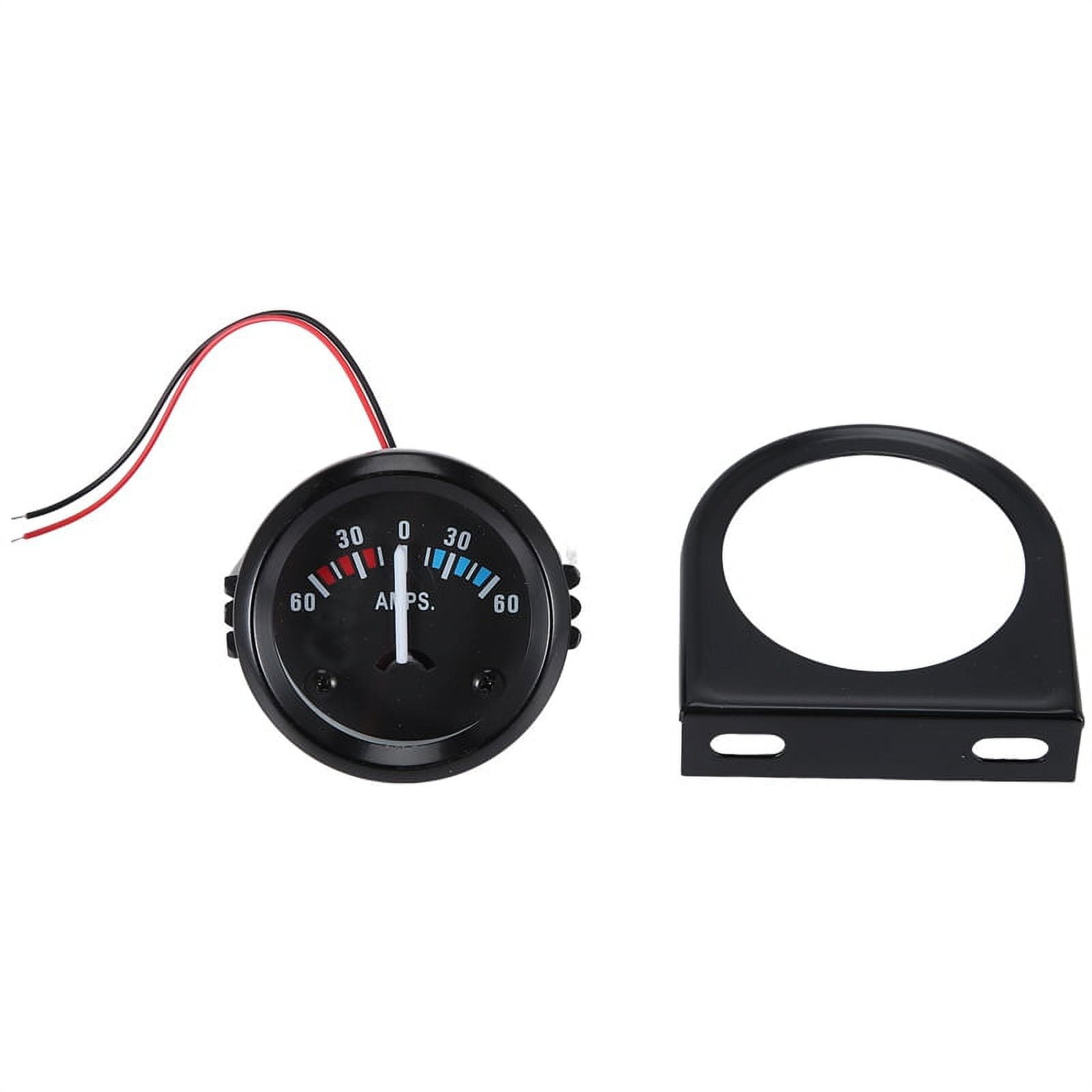 2 inch 52mm 12V Car LED Pointer Auto Boat AMP Meter Gauge 60-0-60 AMP ...