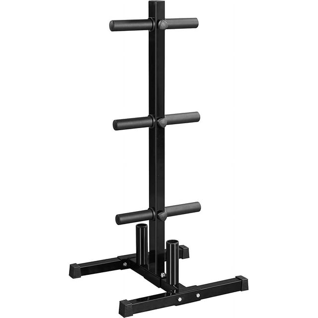 LukeMax 2 inch Plate Tree and Dumbbell and Weight Rack - Walmart.com