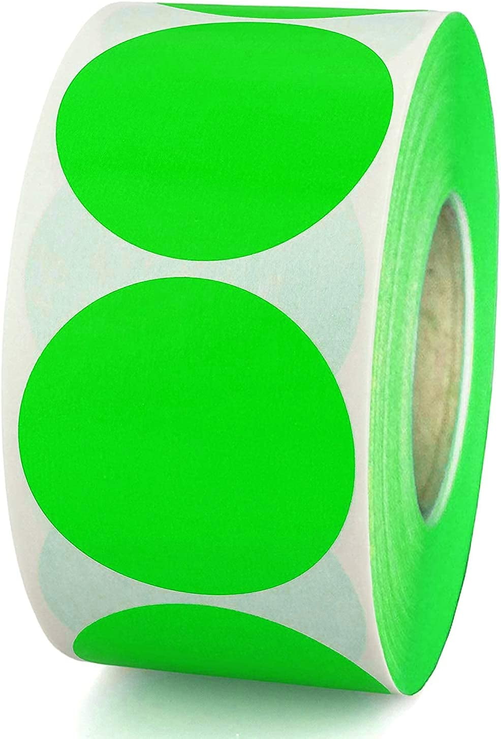 Walmart 2 Inch Round Stickers, Spring Green Color Code Labels, 500 ...