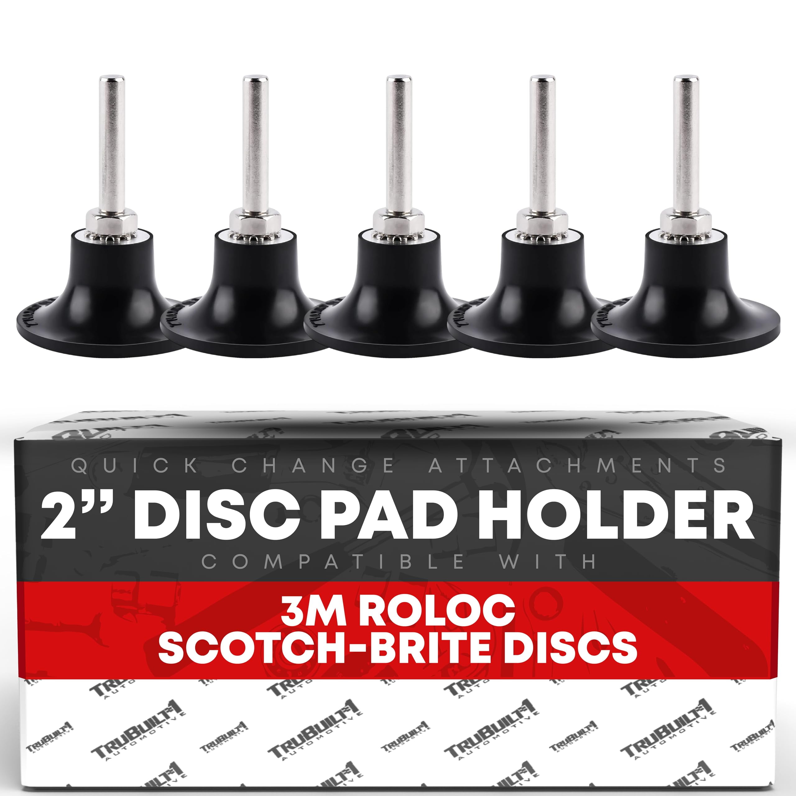 2-inch Conditioning Disc Pad Holder Assembly, Pack of 2-1/4'' Shank ...