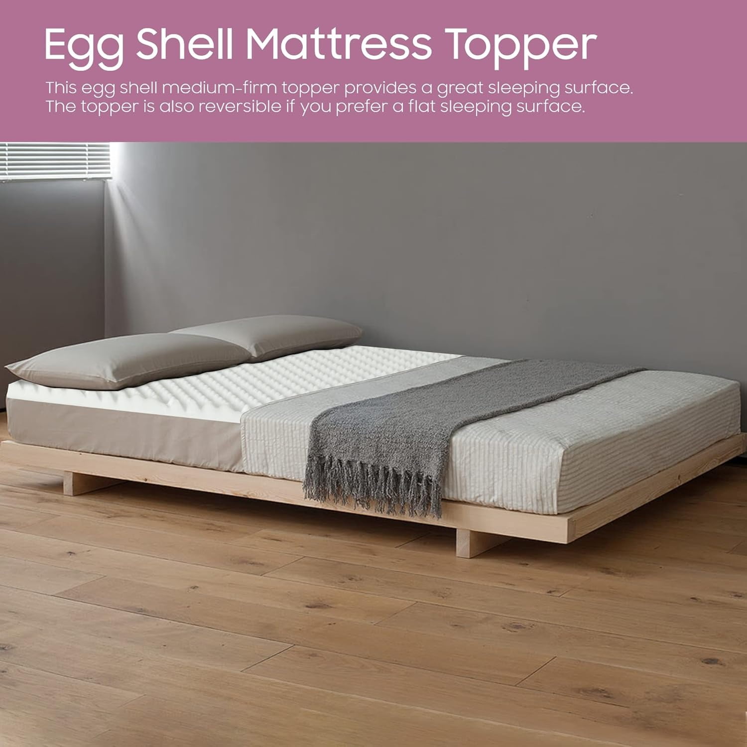 2-inch Convoluted Egg Shell Bedding Mattress Padding | BreathableKing ...