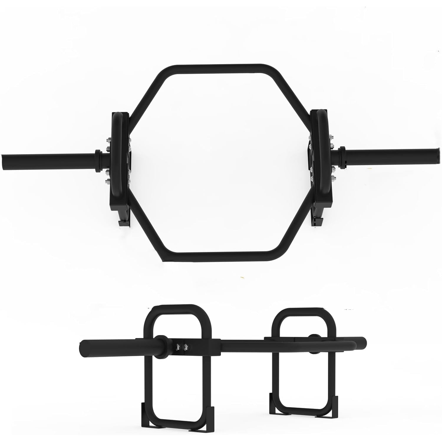2 inch Hex Trap Bars for Weight Lifting, Heavy Duty Deadlift Bar for ...