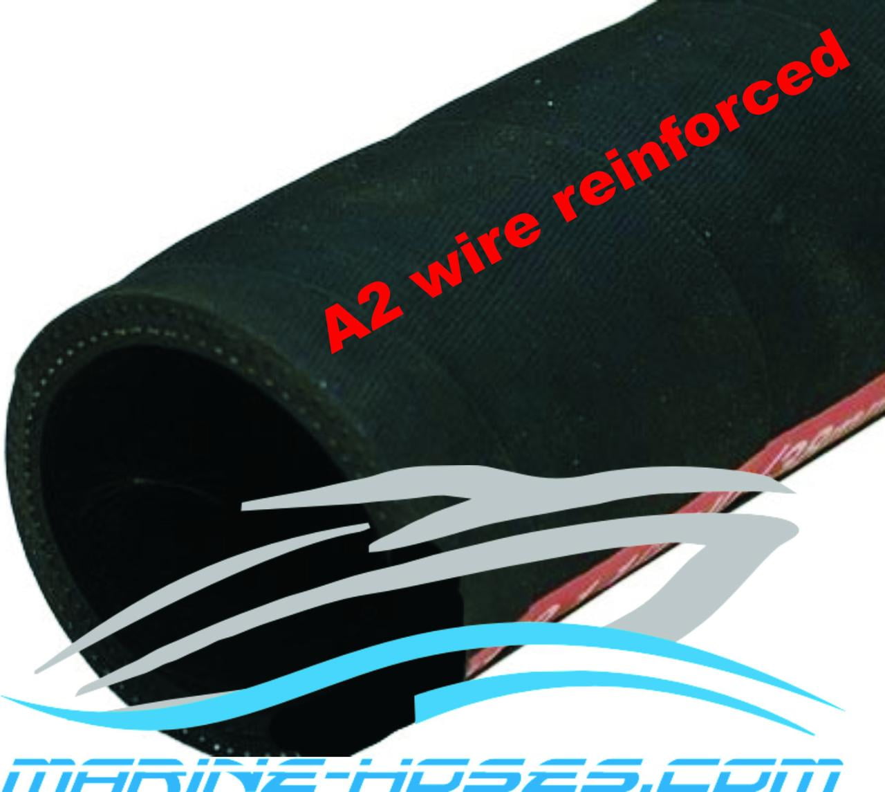 2 inch ID Inner Diameter A2 Marine Boat Fuel Fill Hose UIP Low ...