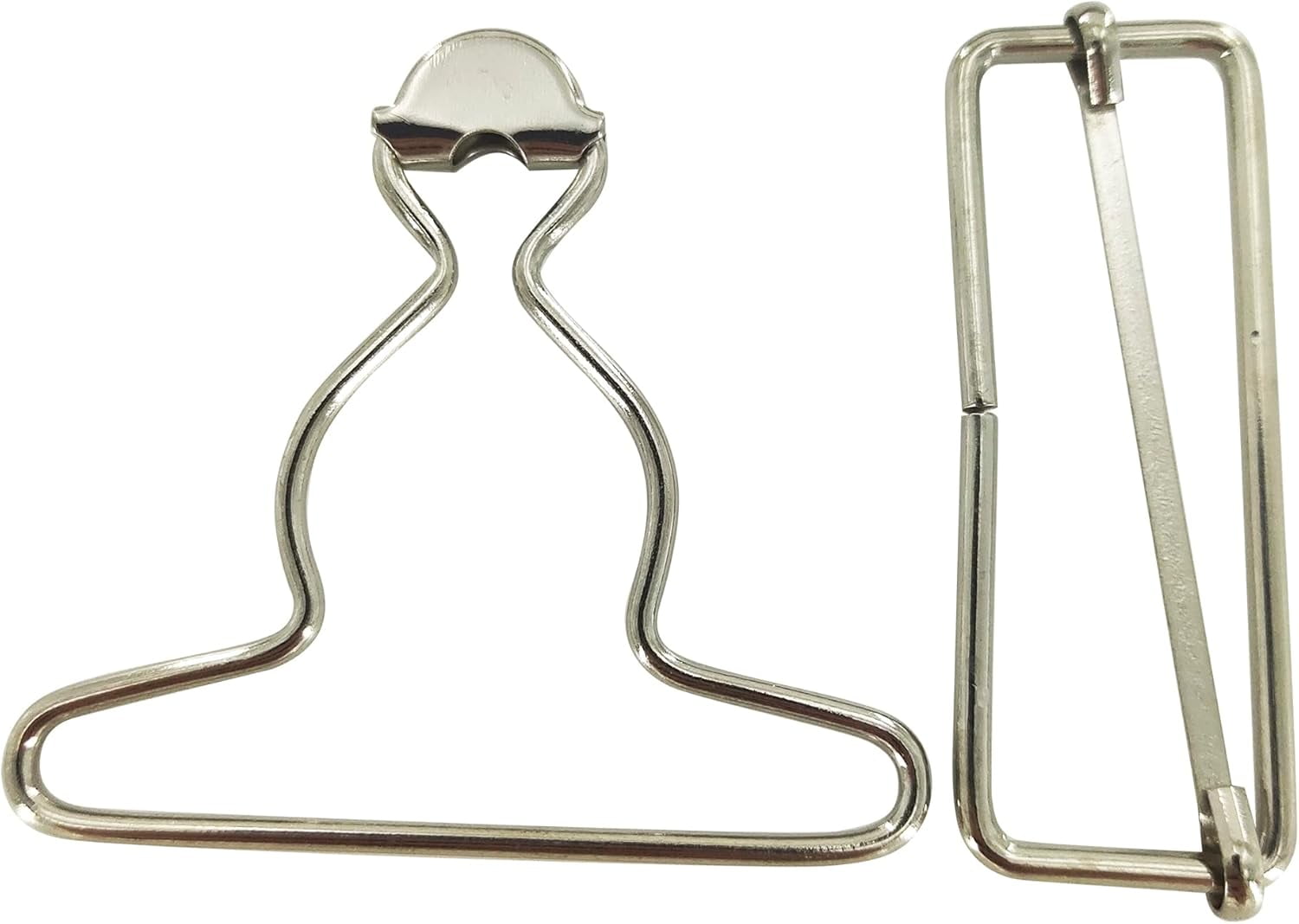 2 inch Inside Bottom Size Bronze Silver Suspender Buckle with Rectangle ...