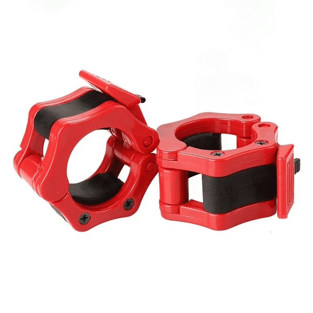 2 inch Olympic Barbell Clips Set of 2, Barbell Clamps with ABS Locking ...