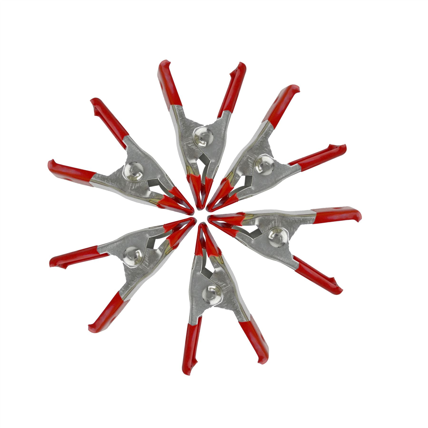 2 inch Spring Steel Clamp Set Metal With Rubber Protectors And Grips ...