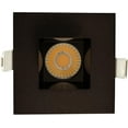 2 inch Square Bronze High Lumens Downlight Luminaire, LED Recessed ...