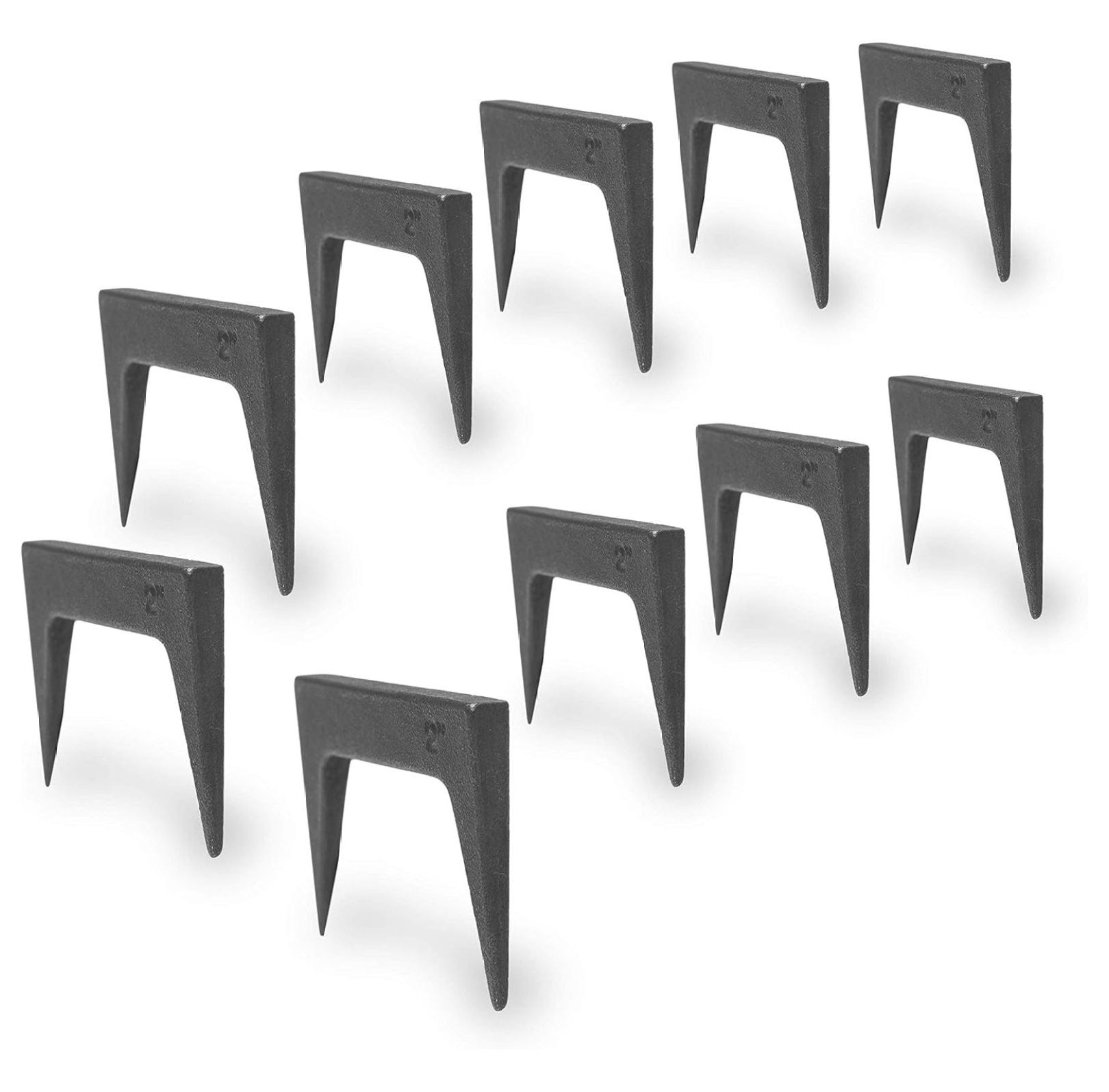 2 inch Wide Pinch Dogs Made from Solid Steel and Textured for Better ...