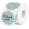 2-inch holographic thermal labels, round self-adhesive direct thermal ...