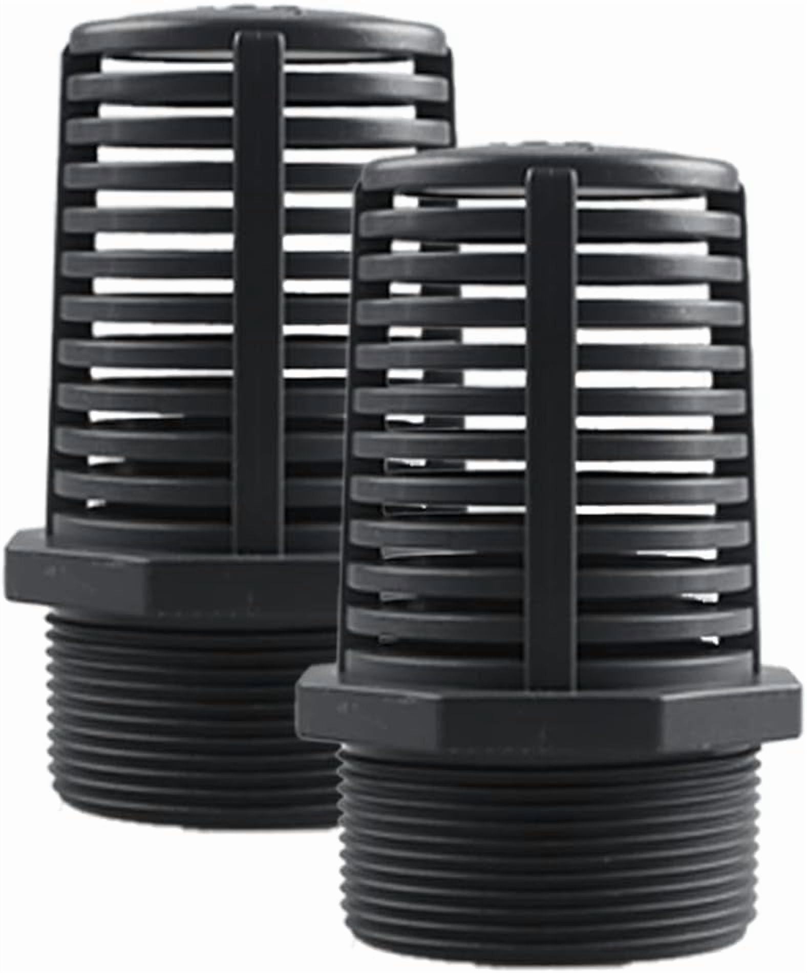 2-inch threaded suction and overflow filter, 2-inch screen strainer (2 ...