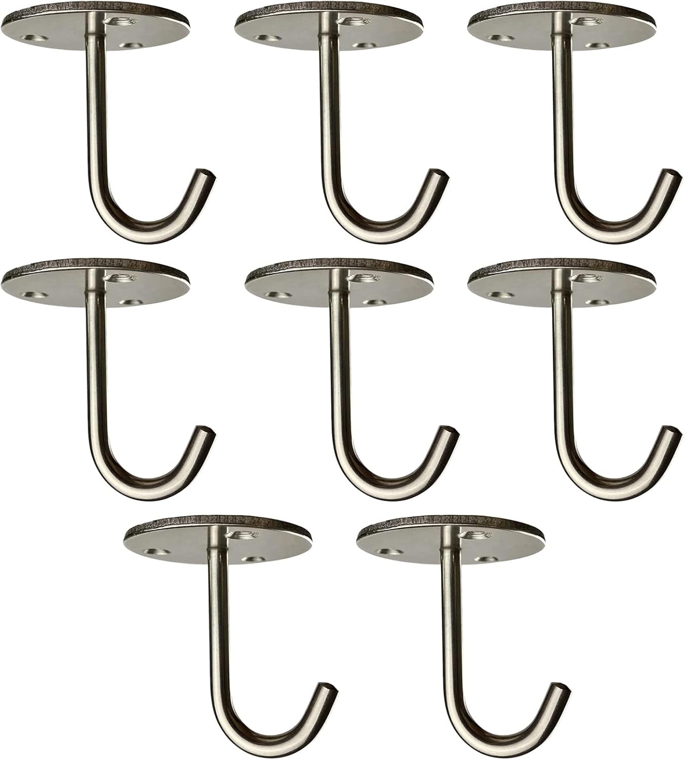 2 inches Stainless Steel Heavy Duty Ceiling Hooks, Pot and Pan Hooks ...