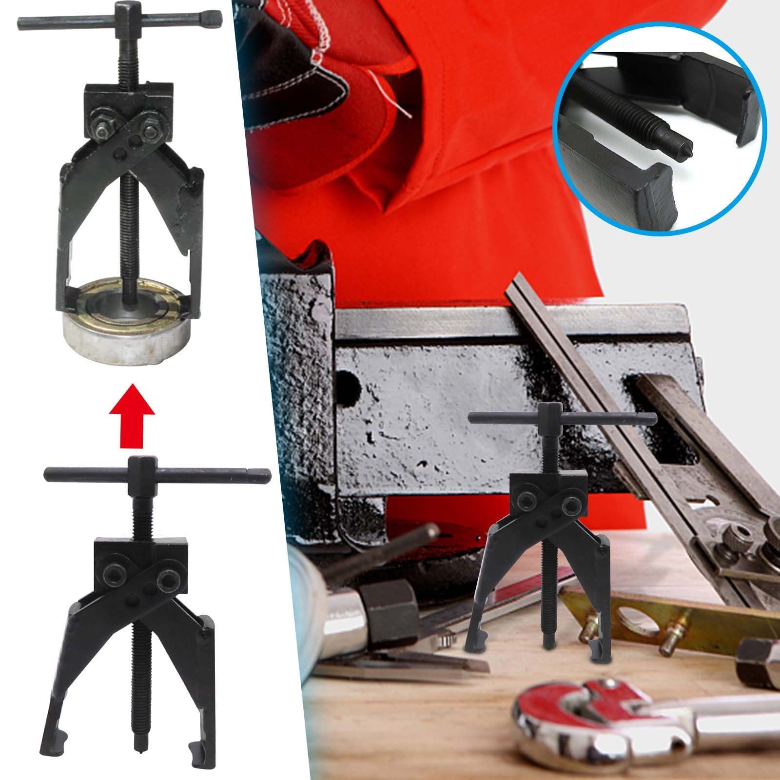 2-jaw Bearing Puller Two-jaw Crossed Screw Type Puller Two-jaw Wheel ...
