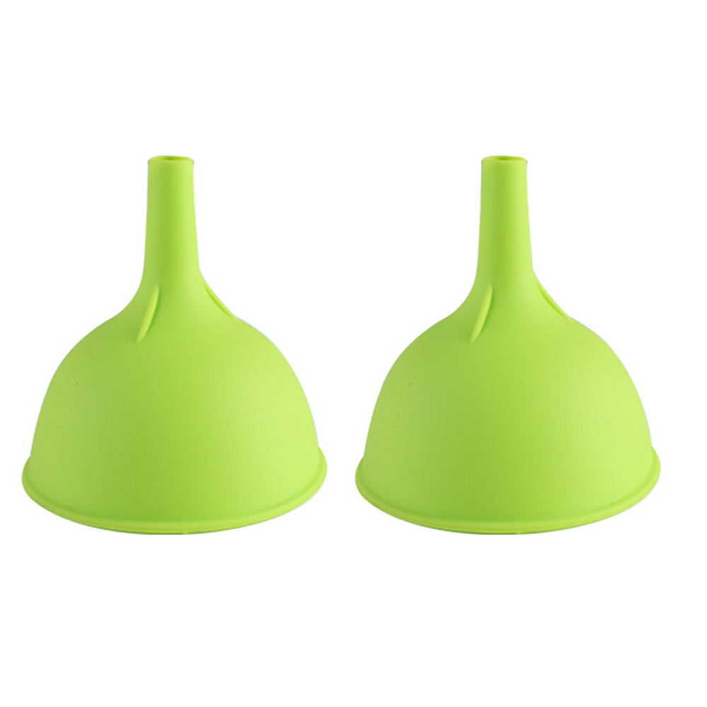 2 kitchen household soy sauce liquid integrated funnel long-neck funnel ...
