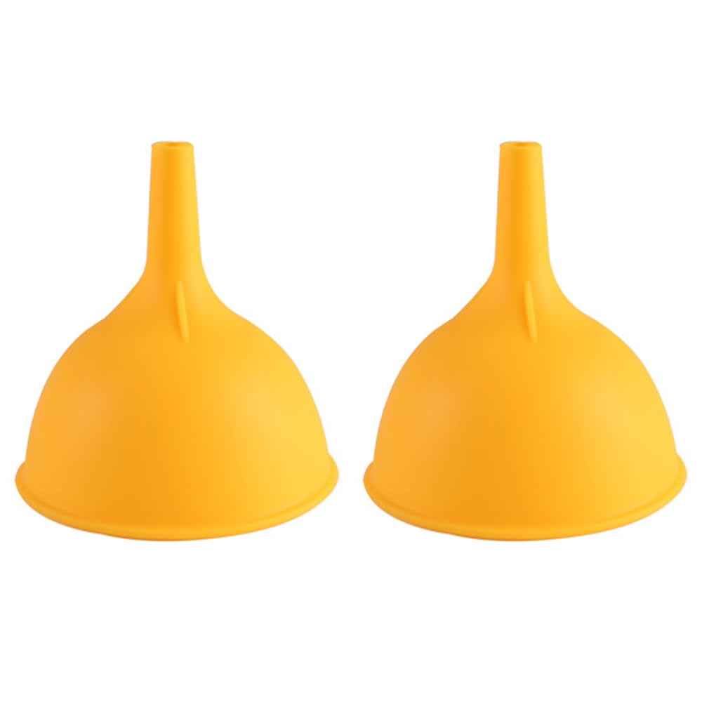 2 kitchen household soy sauce liquid integrated funnel long-neck funnel ...