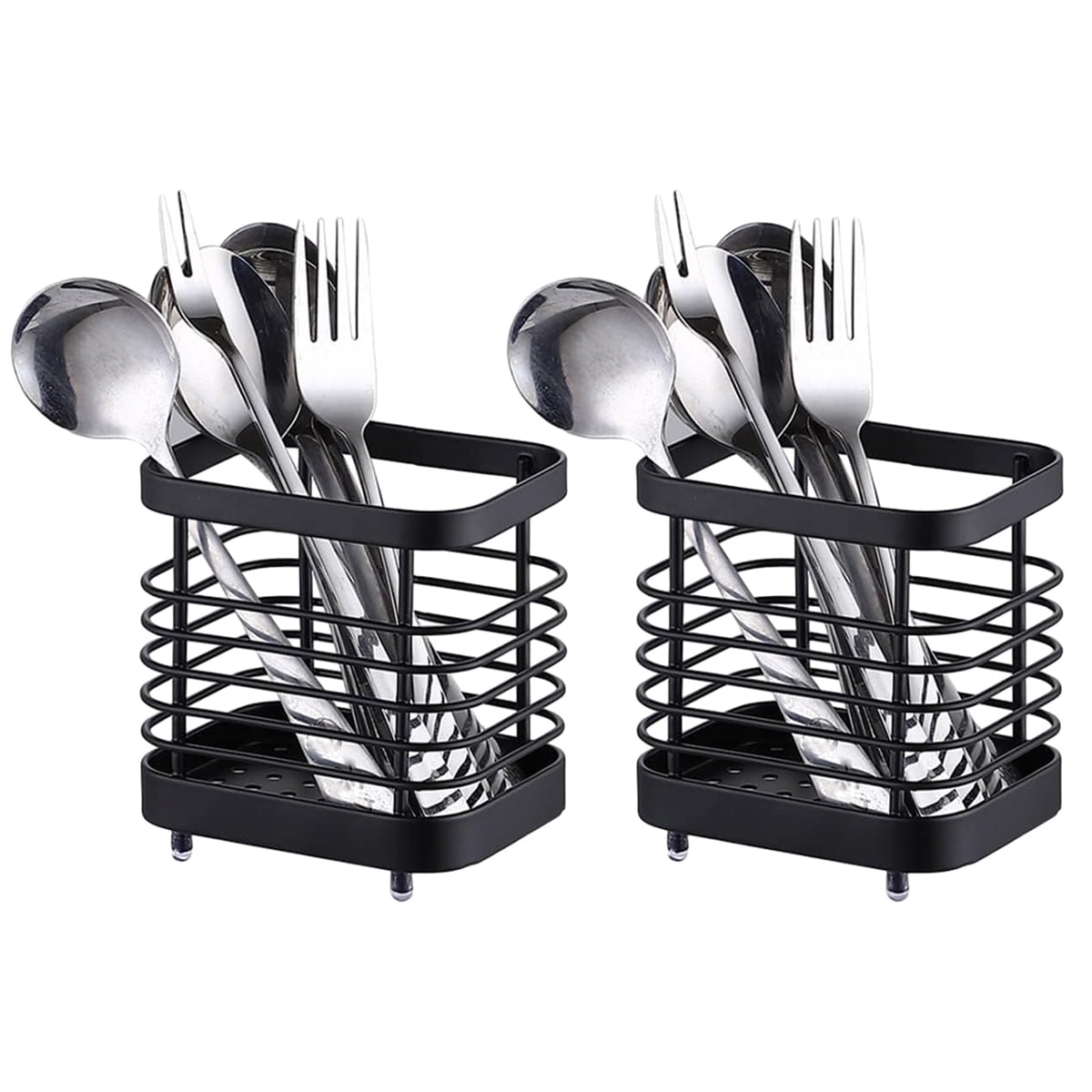 2 kitchen utensils racks stainless steel, tableware racks, countertops ...