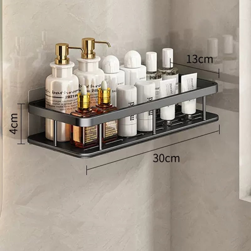 2-layer shelf no punching bath basket no drill bathroom shelf toilet ...