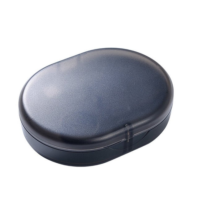 2 layers Orthodontic Retainer Braces Storage Box With Mirror Teeth ...