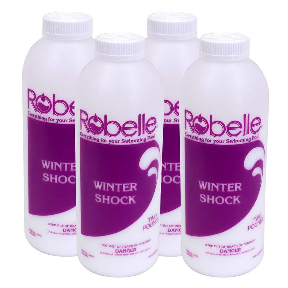 2 lb. Swimming Pool Shock Winter Pool Closing Shock 4-Pack - Walmart.com