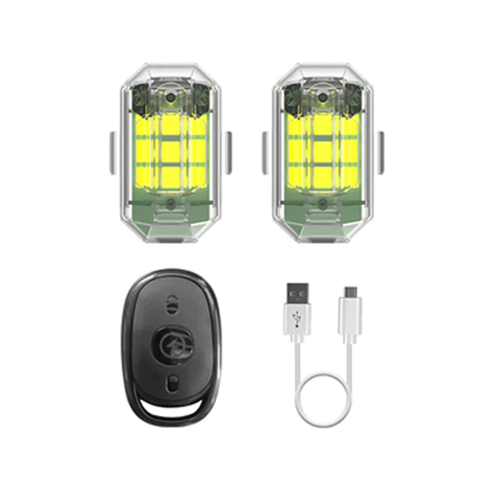 (2 lights + single remote control [high configuration version]) High ...