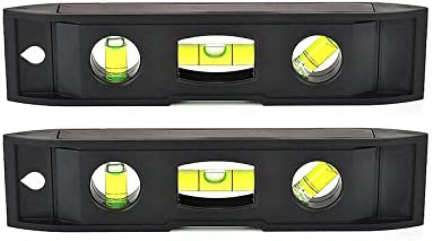 2 magnetic torpedo level gauges and 3 spirit level bubble torpedo ...