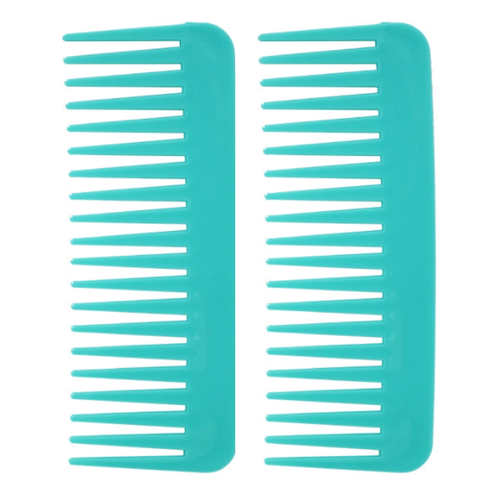 2 men's and women's durable wet or dry hair combs Women's wide tooth ...