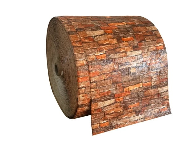 2 metre 3D Soft Foam Brick Wallpaper Sticker Roll DIY Self Adhesive ...