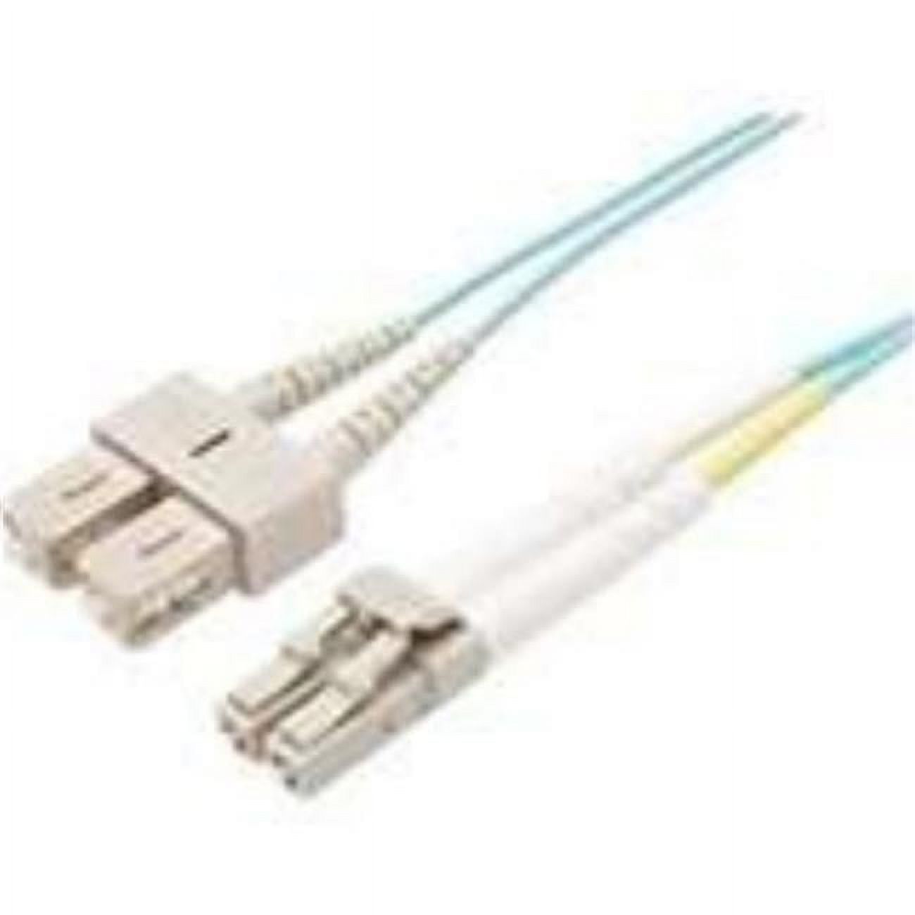 2 mm Jumper for PC-PC PVC OFNR 3M Fiber MMF LC-SC OM3 DX, Aqua ...