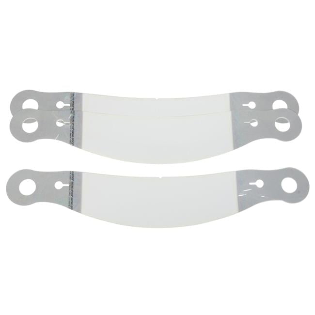 2 mm Thick Perimeter Seal Tear Off Helmet Shield with Curved Plastic ...