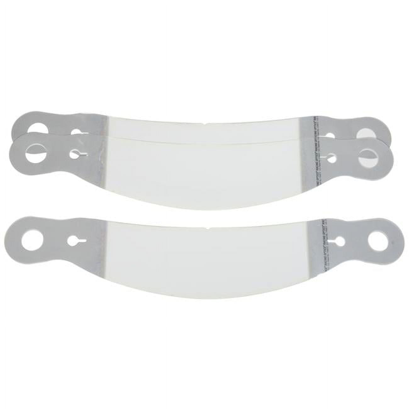 2 mm Thick Perimeter Seal Tear Off Helmet Shield with Curved Plastic ...