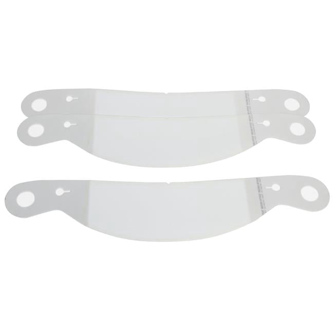 2 mm Thick Perimeter Seal Tear Off Helmet Shield with Plastic Impact ...