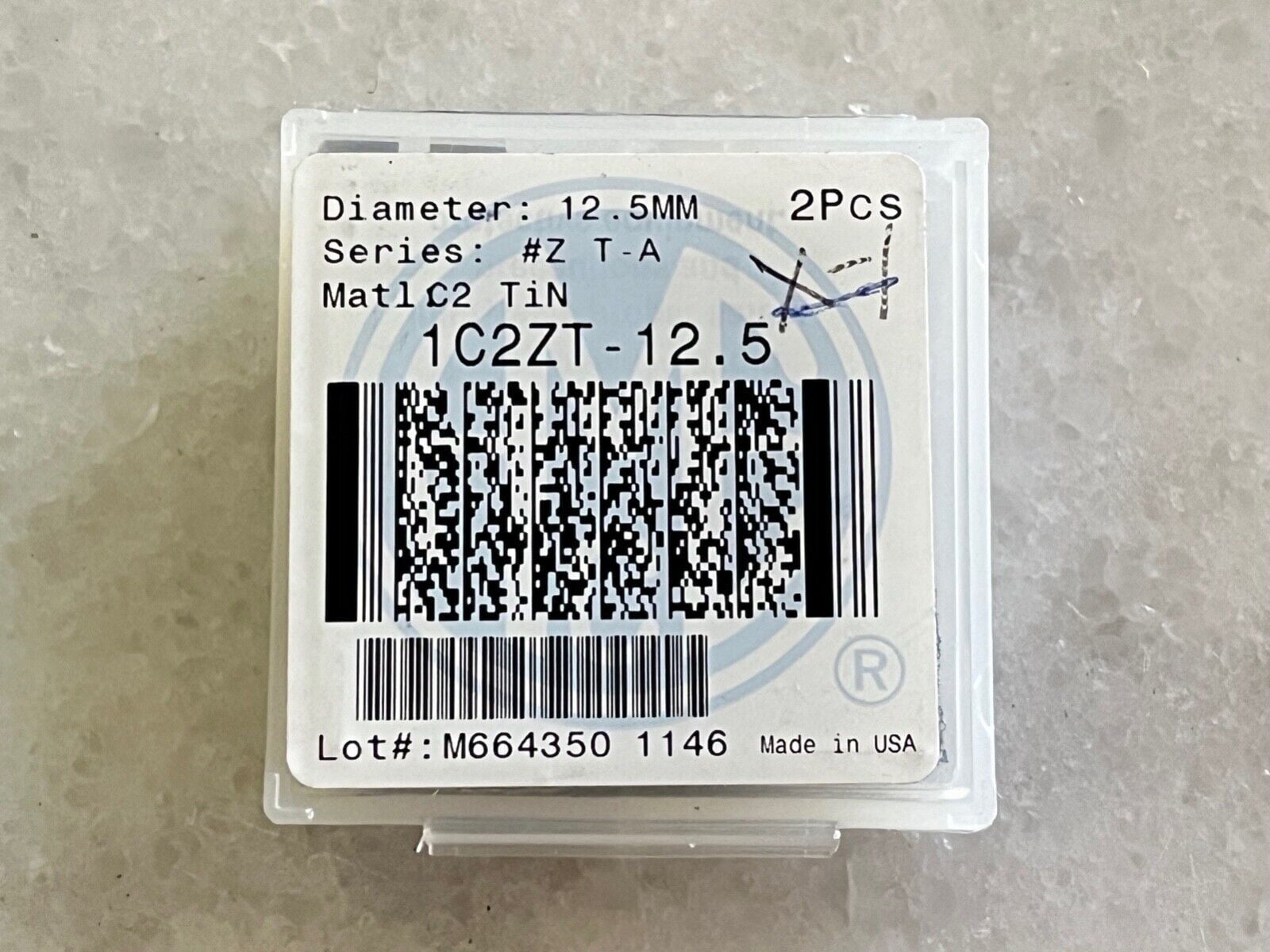 2 new AMEC Allied Machine #1C2ZT-12.5, 12.5MM C2 TiN Carbide Spade ...