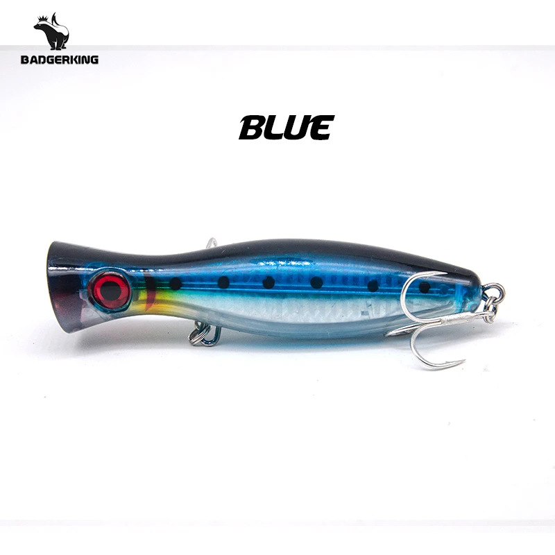 2 of 12cm 43g Popper fishing lure top water poper hardbait carretilha ...