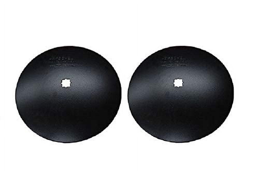 2 of 20" Smooth Disc Harrow Blades Dual-Punched 1-1/8" x 1-1/4" Square ...
