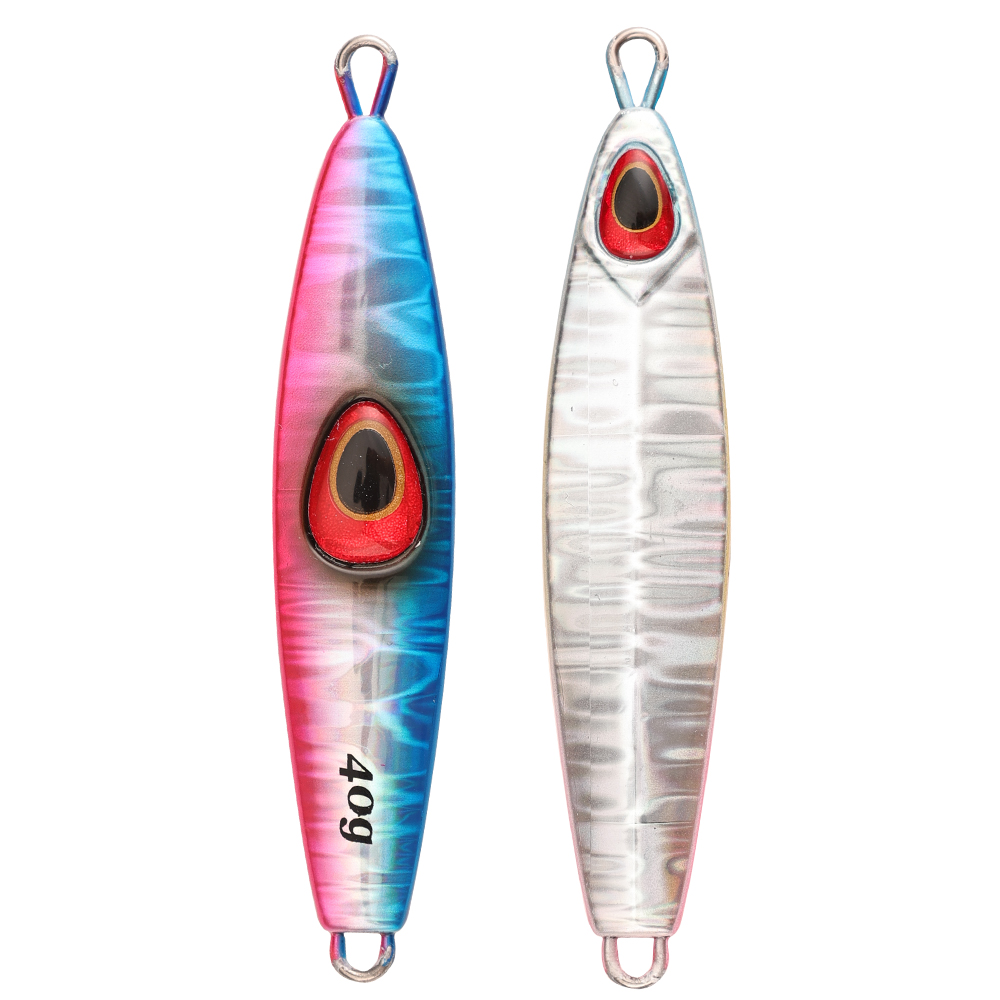 2 of 40g 60g 80g Casting Jig Lures Jigging Lure Slow Jig Metal Jig Lures Fishing Tackle ...