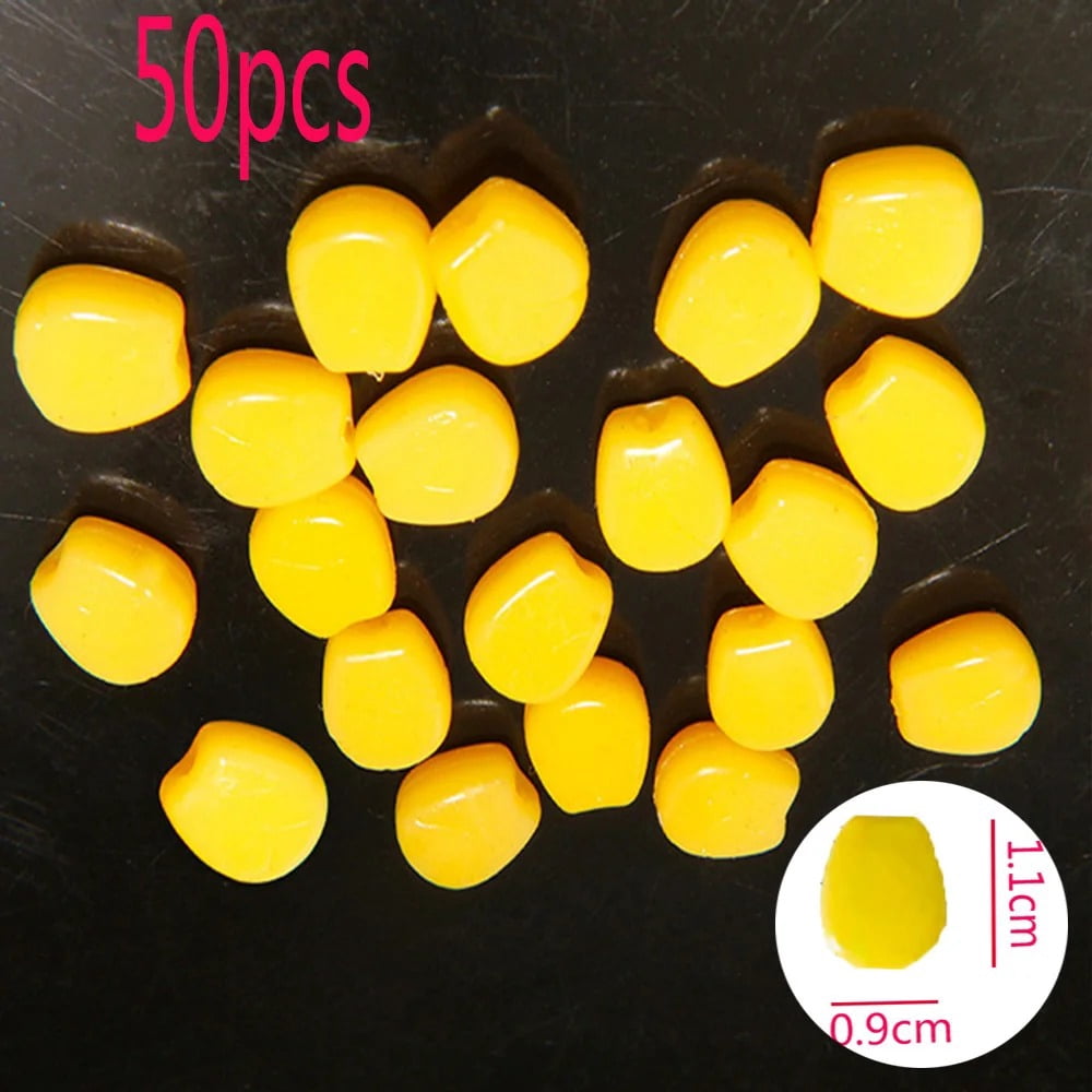 2 of 50PCS Pop Up Floating Boilies Soft Pellet Silicone Fishing Lure ...