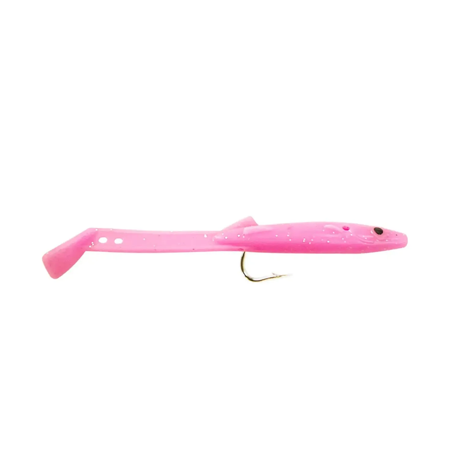 2 of Afishlure Soft Eel White Raglou Fishing Lure Sea Small Game Bait ...