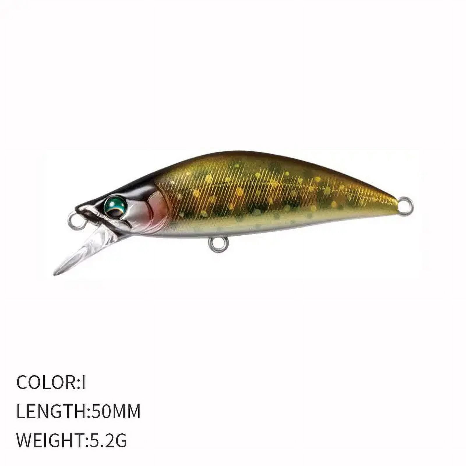 2 of Japan Design Pesca Wobbling Fishing Lure 50mm 5.2g Sinking Minnow ...