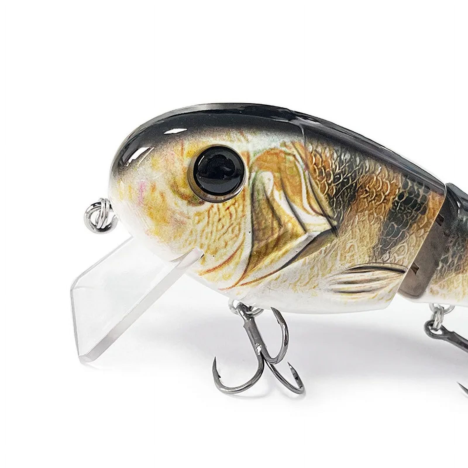 2 of Jointed Wake Bait Multi-section Fish Lure with Tongue Floating ...