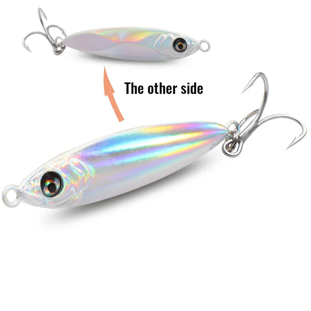 2 of Metal Jig Lure 20g 30g 40g Spinner 3D Eye Popper Sinking Pencil ...