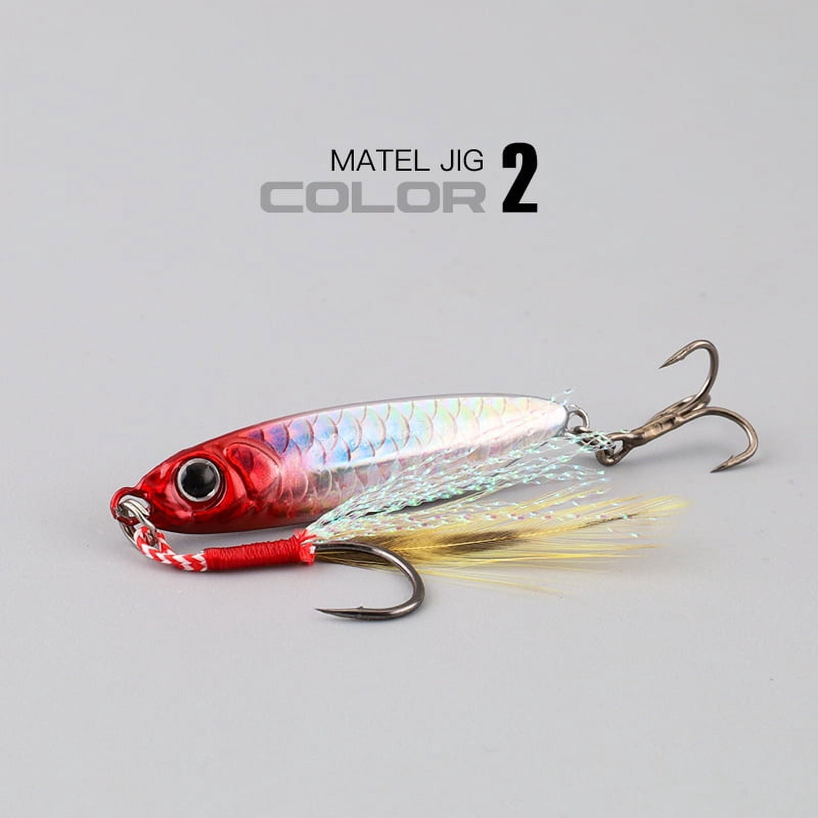 2 of Micro Metal Jig 7g 10g 15g 20g 25g 30g Shore Casting Jigging lure ...