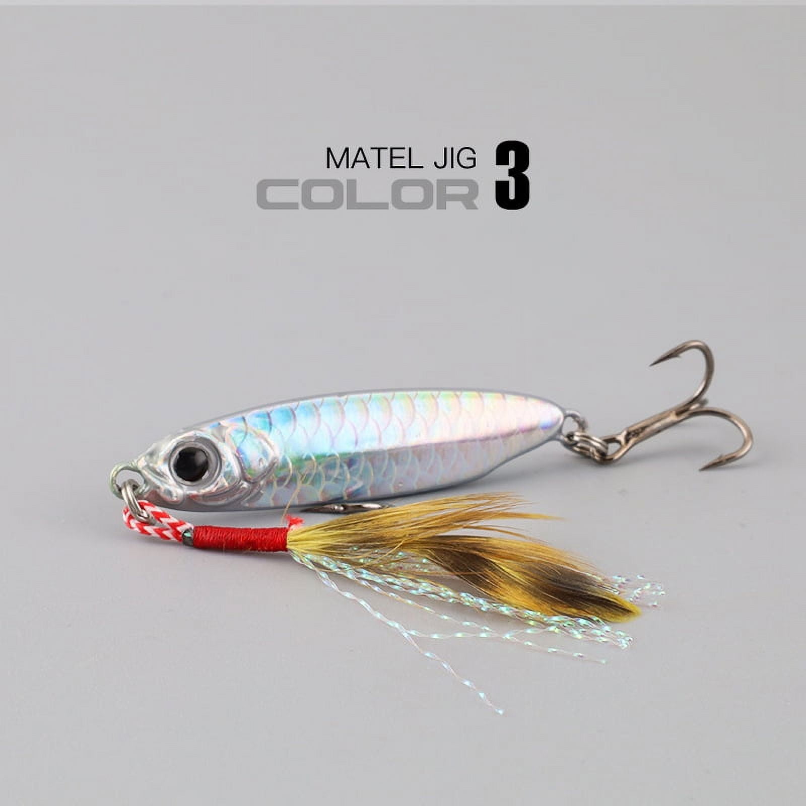 2 of Micro Metal Jig 7g 10g 15g 20g 25g 30g Shore Casting Jigging lure Shore Casting Saltwater ...