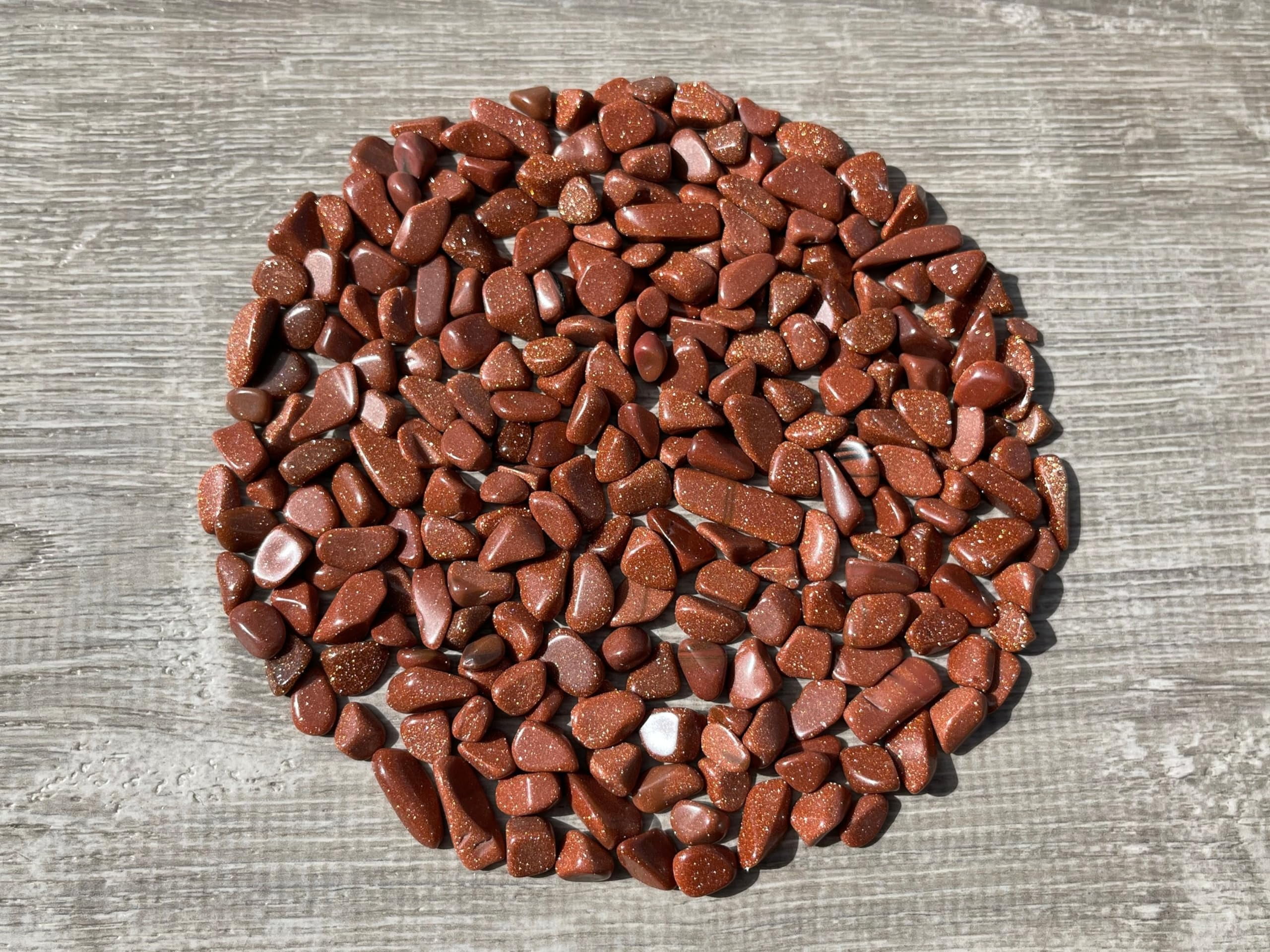 2 oz Lot Semi Tumbled Gemstone Chips, Crushed Mini Crystals, Undrilled ...