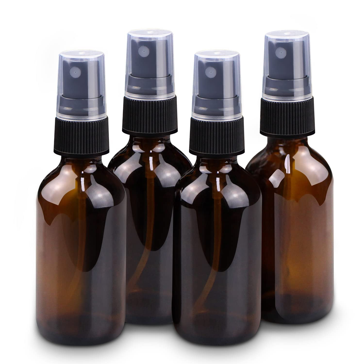 2 oz Mini Glass Spray Bottles, Empty Small Spray Bottles with Funnel ...