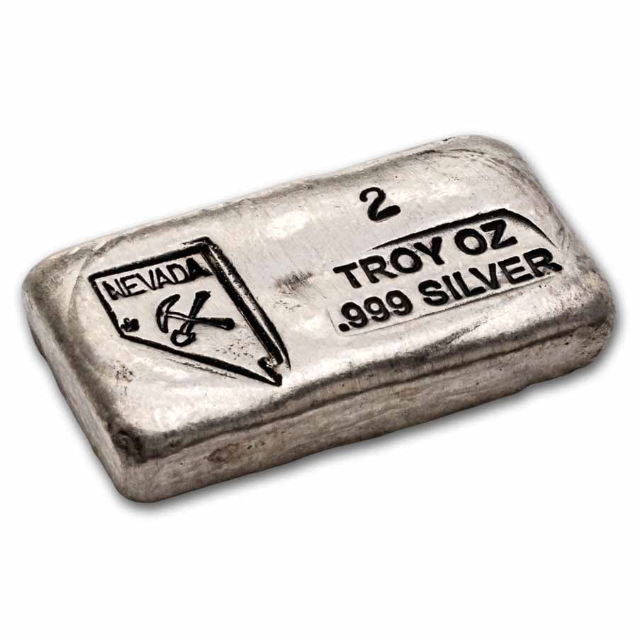 2 oz Silver Bar - Vintage Nevada - Walmart.com