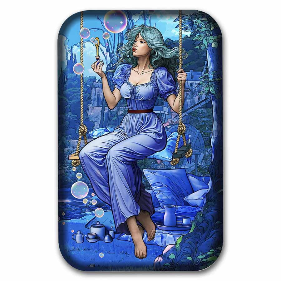 2 oz Silver Cast Bar The Seven Deadly Sins: Sloth (w/ Box & COA ...