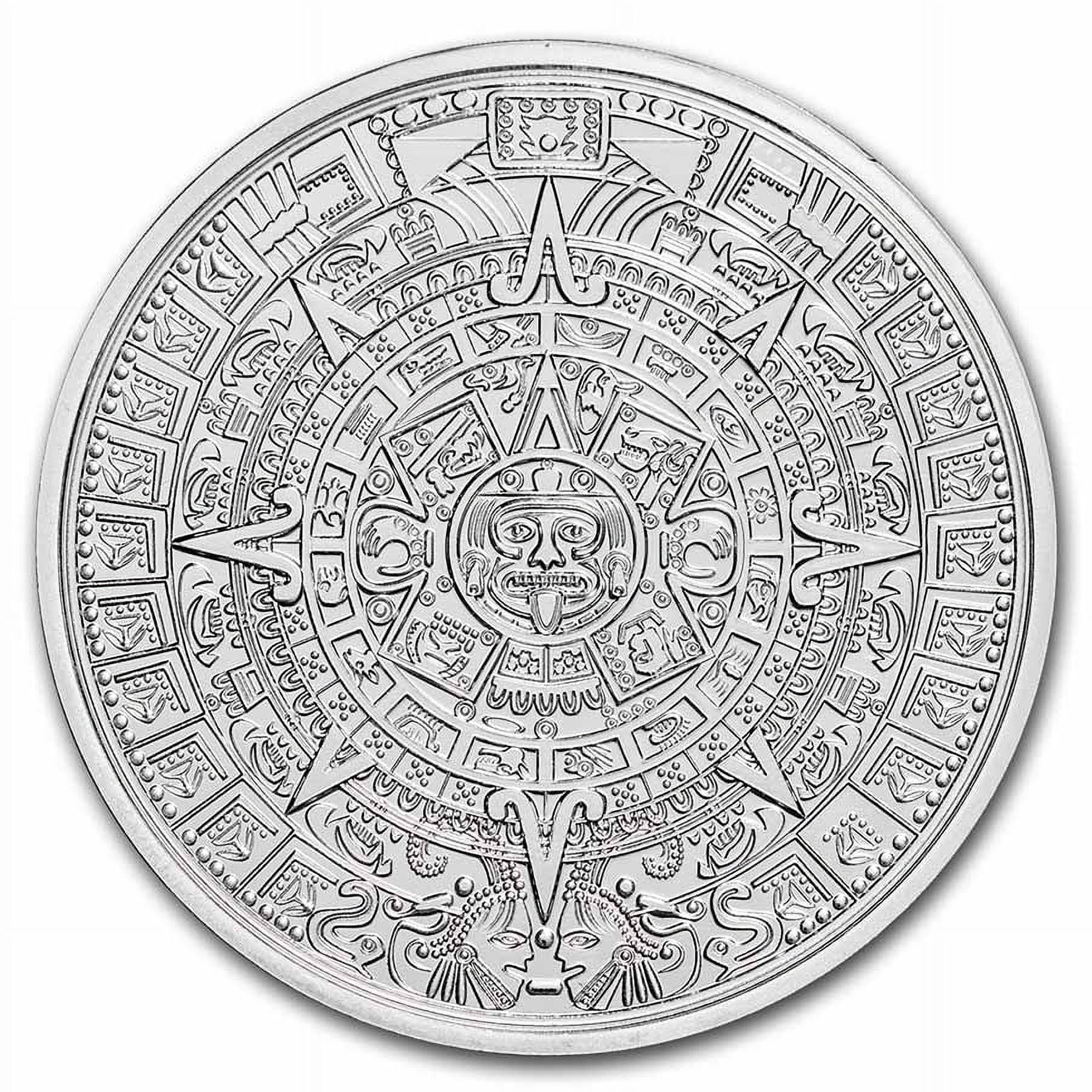 2 oz Silver Round - Aztec Calendar - Walmart.com