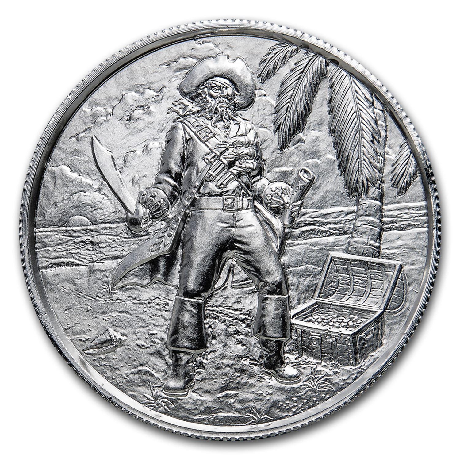 2 oz Silver UHR Round Coin - Privateer Series: The Captain - Walmart.com