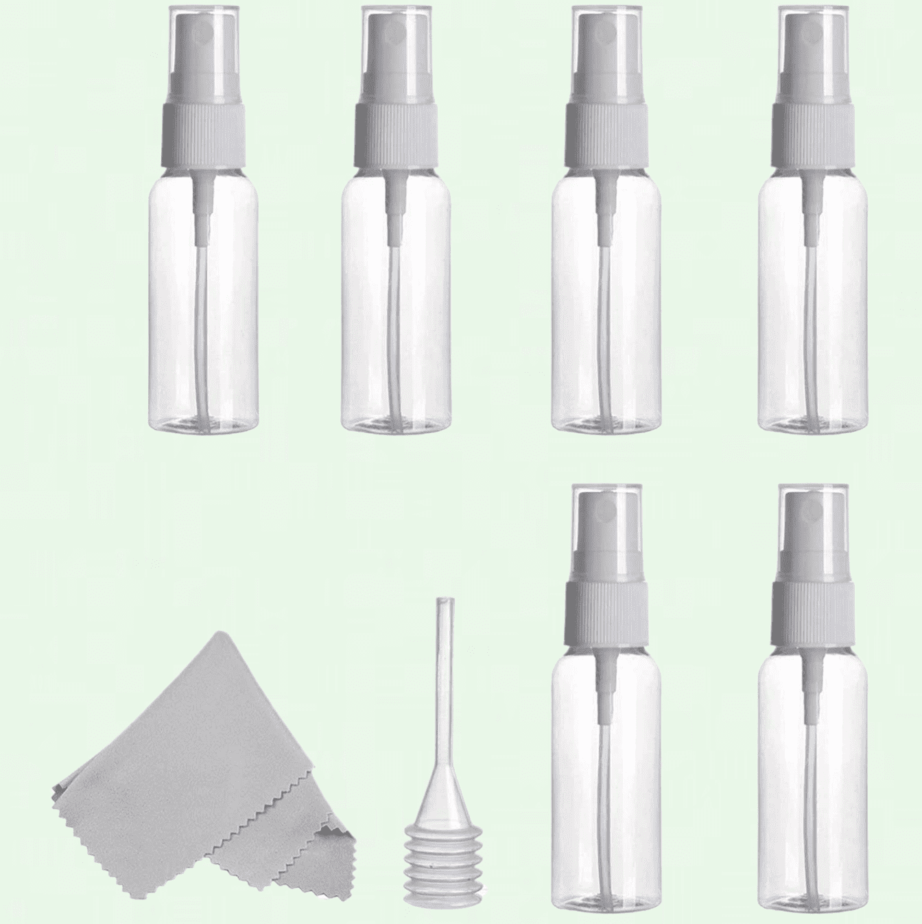 2 oz. Spray Bottles - Pack of 6, Fine Mist Sprayer, Travel Size, for ...