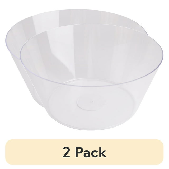 (2 pack) 10 inch Tapered Bowl, Way to Celebrate Plastic Partyware ...