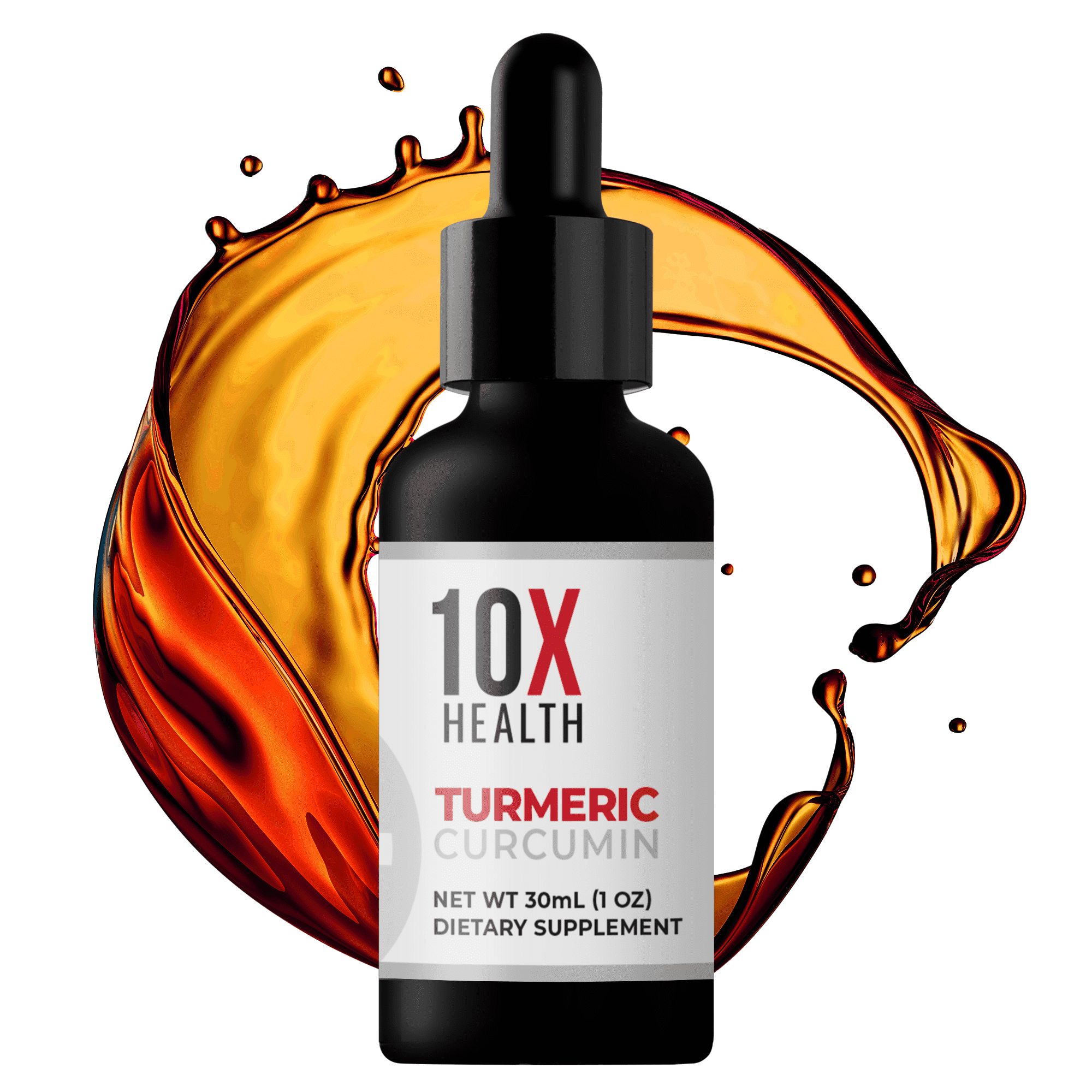 (2 pack) 10X Health Turmeric Curcumin Supplement, Liquid Turmeric ...